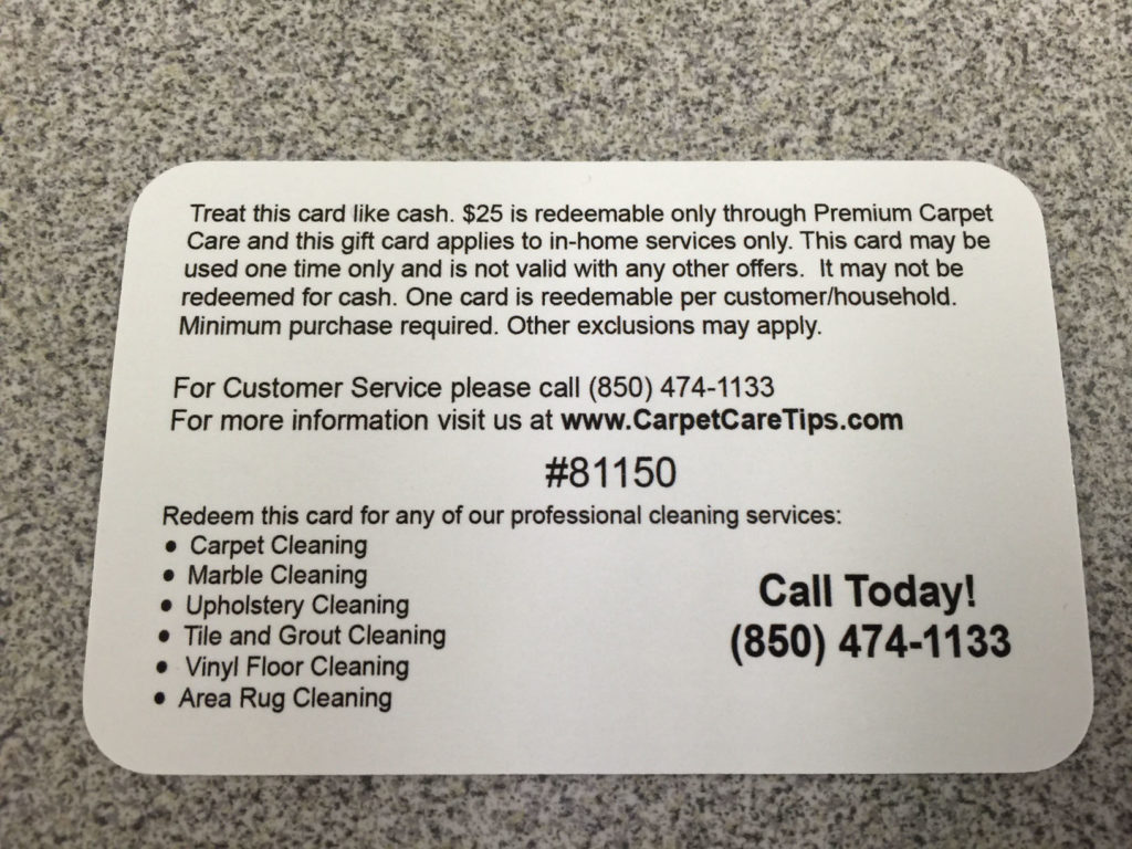 Gift Cards to Get BIG Cleaning Jobs - Hitman Advertising
